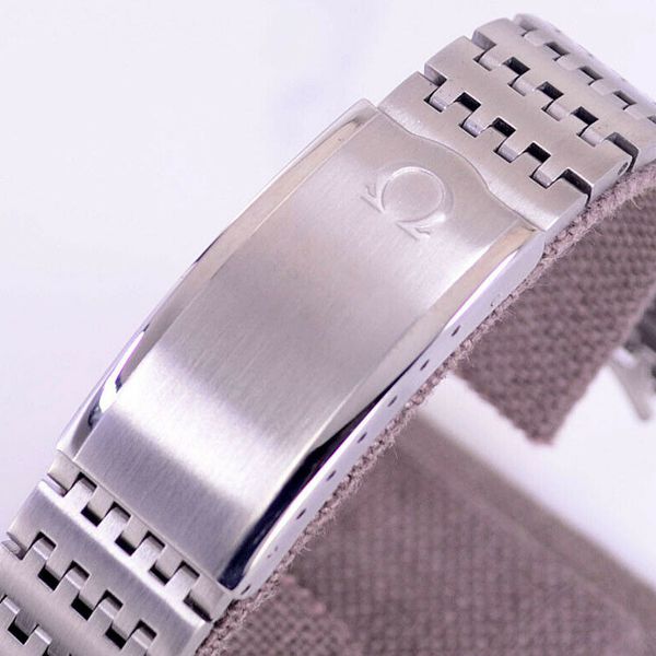 VINTAGE OMEGA SEAMASTER GENEVE DE VILLE S.STEEL 1193 BRACELET LUG 18MM ...