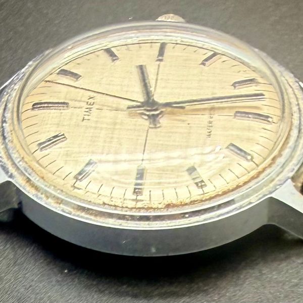 1975 Timex Marlin Hand Wind Menâ s Watch Crosshair Dial â For Spares ...