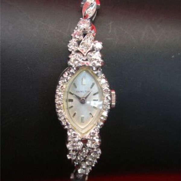 STUNNING/RARE ESTATE FIND - N.I.B. HAMILTON RHAPSODY ROYAL 14K WHITE ...