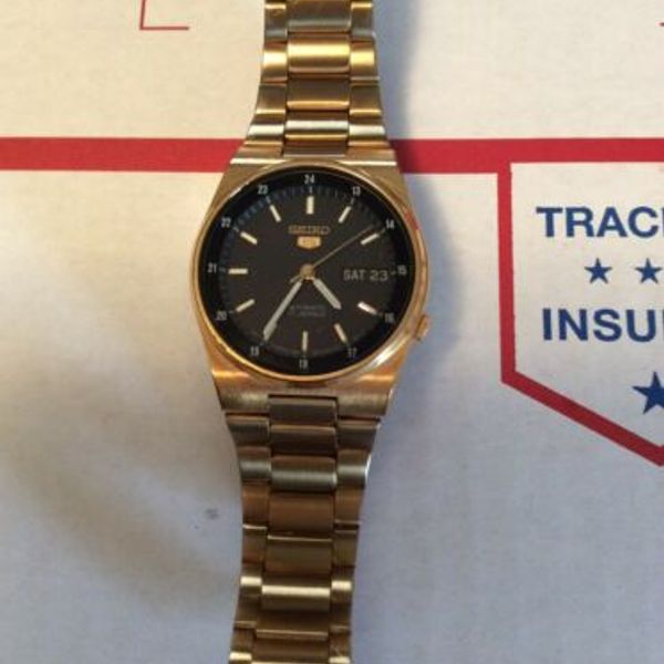 Vintage Seiko 5 Automatic Men's Watch 17 Jewels- 7009-3169 | WatchCharts Marketplace