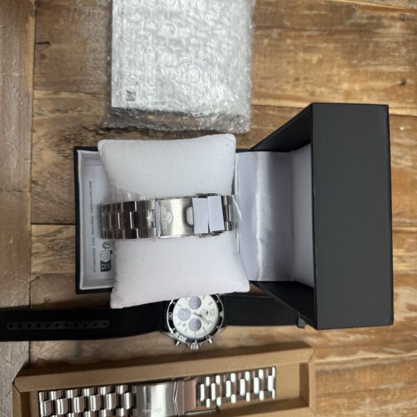 Orient Mako Solar Chronograph Panda Watch RA-TX0203S10B 200m / Extra ...