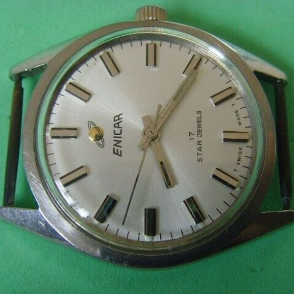 Vintage Swiss ENICAR 17J Manual Watch | WatchCharts Marketplace