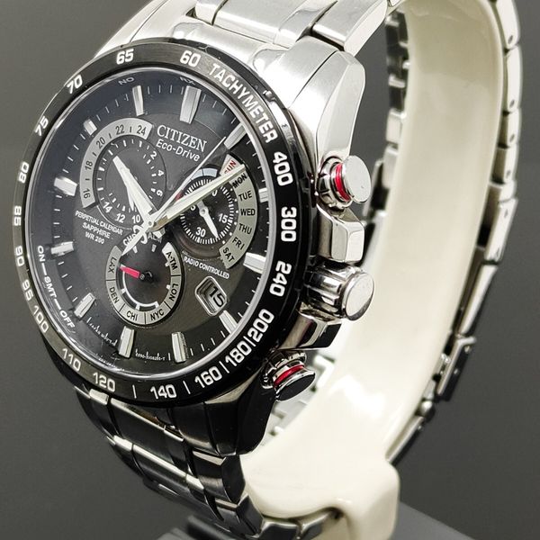 Citizen Eco-Drive Atomic Perpetual Chronograph 43mm Stainless Steel ...