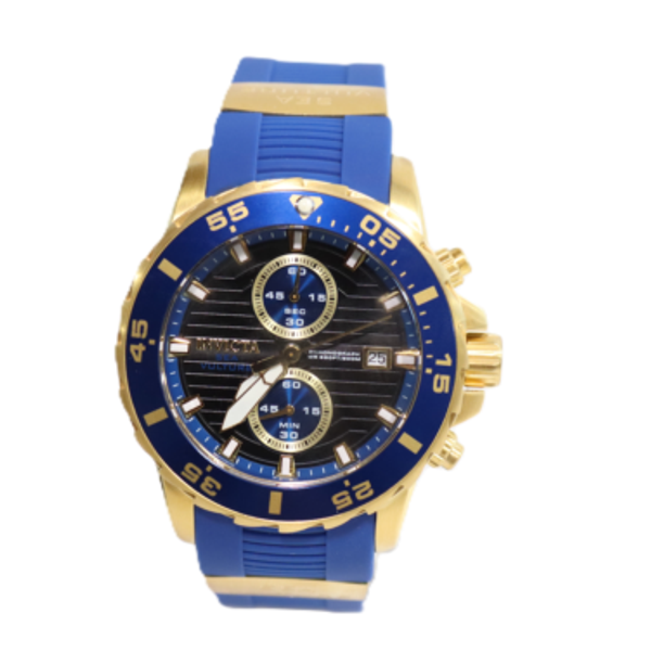 INVICTA | 46MM S1 Rally Quartz Chrono Silicone Strap Watch Goldtone ...