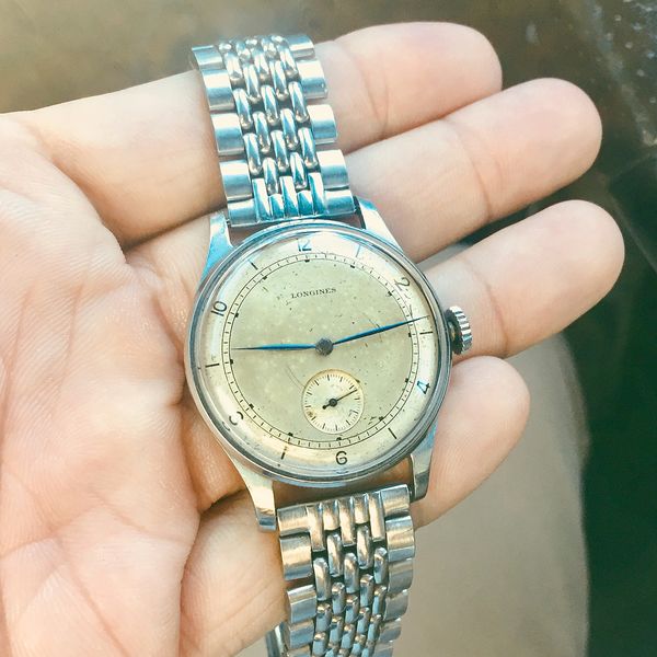 FS Longines ref 5606 Vintage 1948 Two-Tone Dial | WatchCharts Marketplace