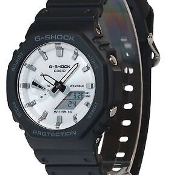 Casio G-Shock White Dial Sports Quartz 200M Men's Watch GA-2100WD-1A ...
