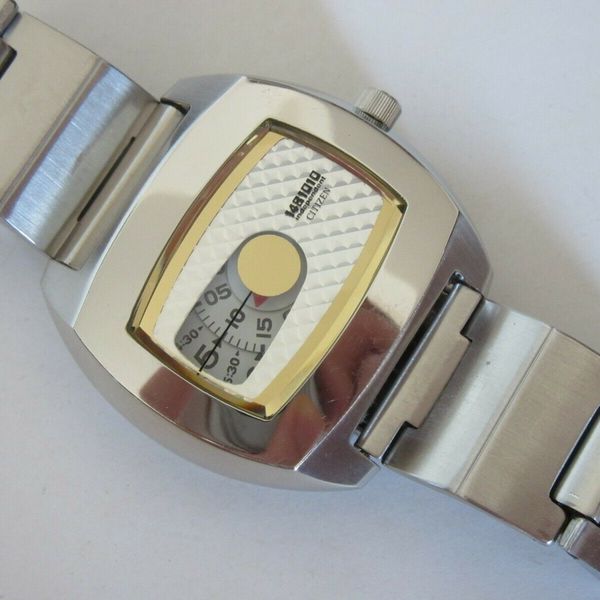 CITIZEN INDEPENDENT JUMP HOUR QUARTZ WATCH WHITE MESH DIAL 1481010 ...