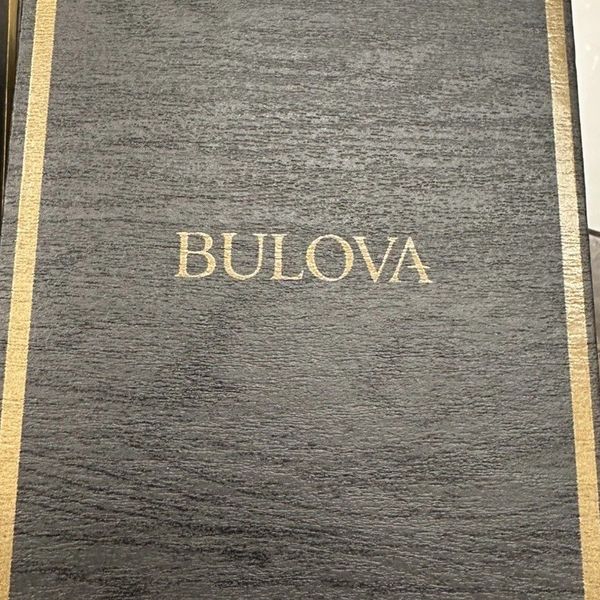 Bulova Men's Watch 96B377 Silver Marine Star with Black Dial BRAND NEW ...