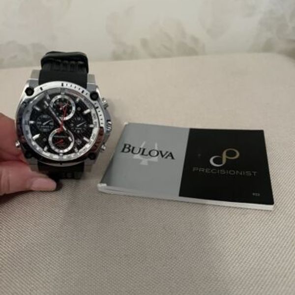 Bulova Precisionist Chronograph Menâ s Watch 98B172 - NO BOX ...