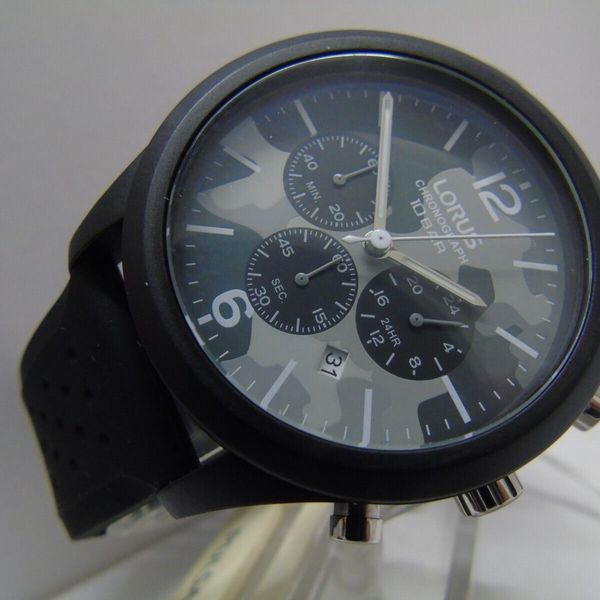 LORUS by SEIKO MENS SPORTS CHRONOGRAPH WATCH *EX-DISPLAY* *PLAIN BOX ...