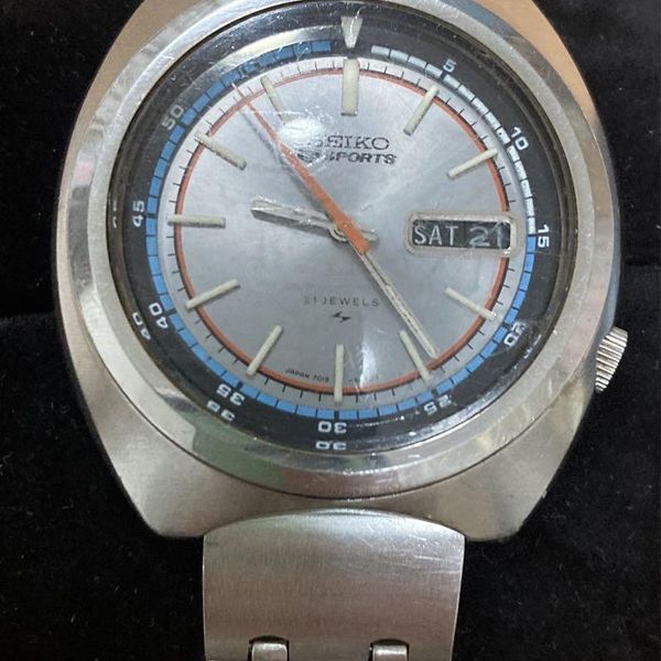 Seiko 5 Sports 7019-6040 Automatic Mens Watch 14cm Stainless Vintage Working | WatchCharts ...