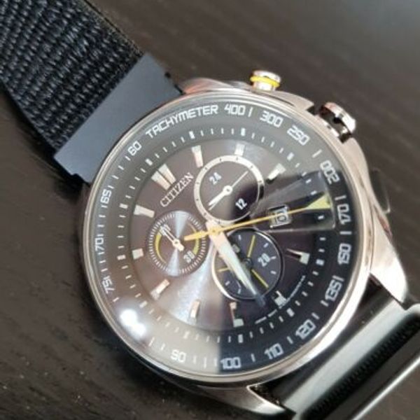 Citizen Chronograph Quartz ECO-Drive (H500-S059721) NATO Velcro Strap | WatchCharts Marketplace