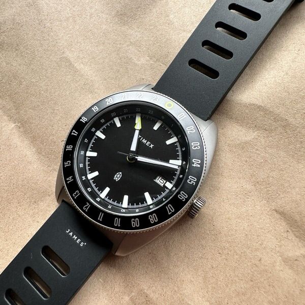 Timex X The James Brand GMT Auto Titanium L.E. | WatchCharts Marketplace
