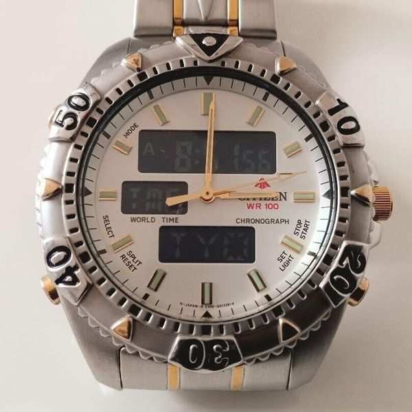 Citizen Promaster Eco-Drive C460-Q00966 Quartz Men's Chronograph World ...