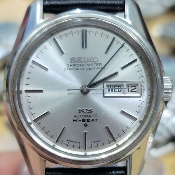 VINTAGE SEIKO KS CHRONOMETER 5626 HI BEAT AUTOMATIC 25J SS MEN WATCH | WatchCharts Marketplace