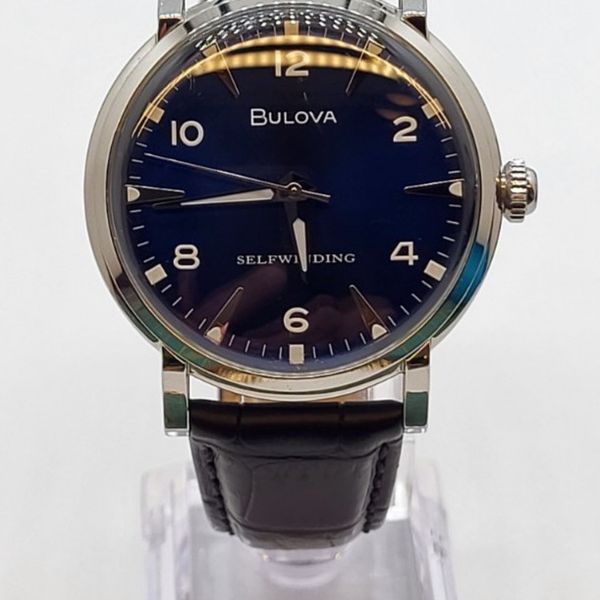 Bulova - American Clipper Blue Men's Automatic Watch - 96A242 ...