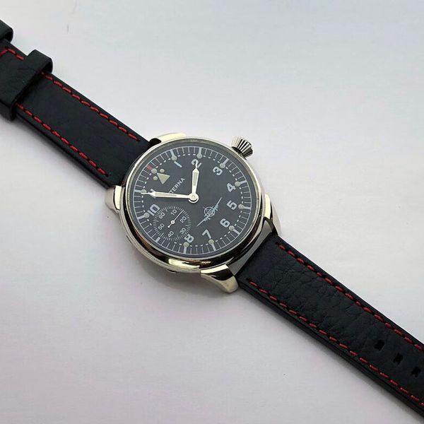 Rare BIG Marriage Military ETERNA Swiss Wristwatch STYLE Aviator Pilots ...