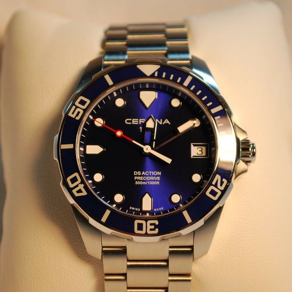 CERTINA MEN'S DS-ACTION 41MM STEEL BRACELET QUARTZ WATCH C032.410.11 ...
