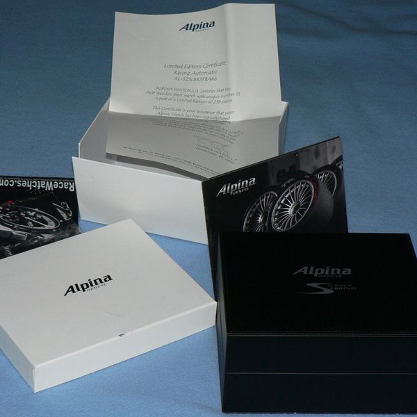 Alpina-Geneve-Swiss/Sebring/Automatic Watch! Limited!,Carbon,Black,Imsa ...