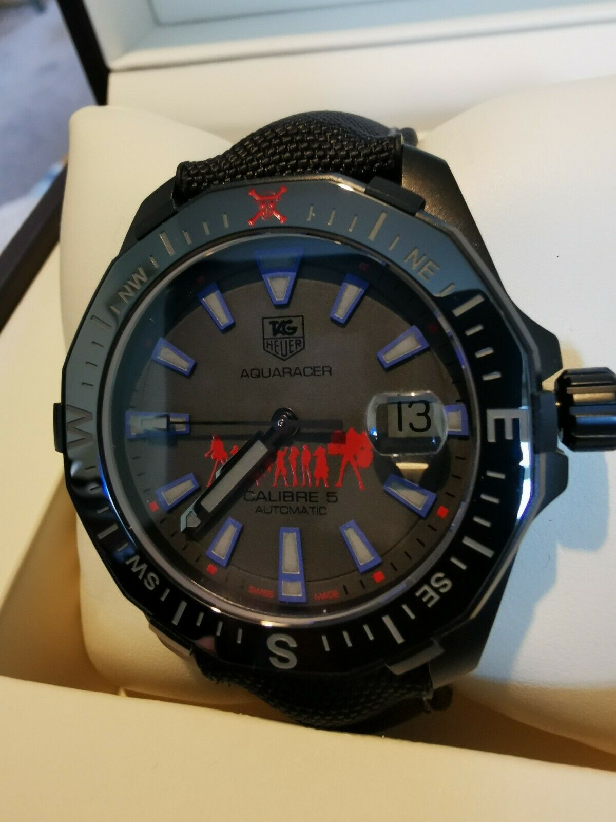 TAG Heuer AquaRacer Phantom ONE PIECE Limited Edition WAY218C.FC6364 ...