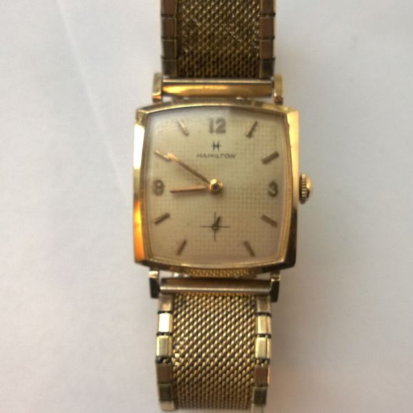 Vintage Hamilton TALBOT Wristwatch 10k G.F. + St/Stl 17j Cal.730 Adj ...