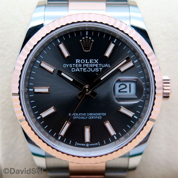 FS: Rolex 126231 DATEJUST 18RG/SS -OYSTER BRACELET-STEEL DIAL | WatchCharts