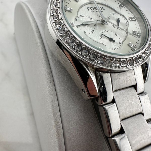 Fossil Ladies ES2203 Chronograph Stainless Steel Watch - Has New ...