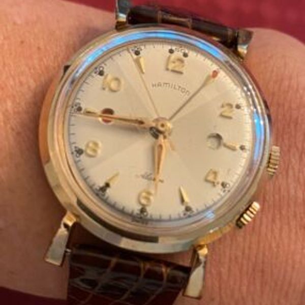 Vintage Hamilton 1950s "Chanticleer" Alarm Watch | WatchCharts Marketplace