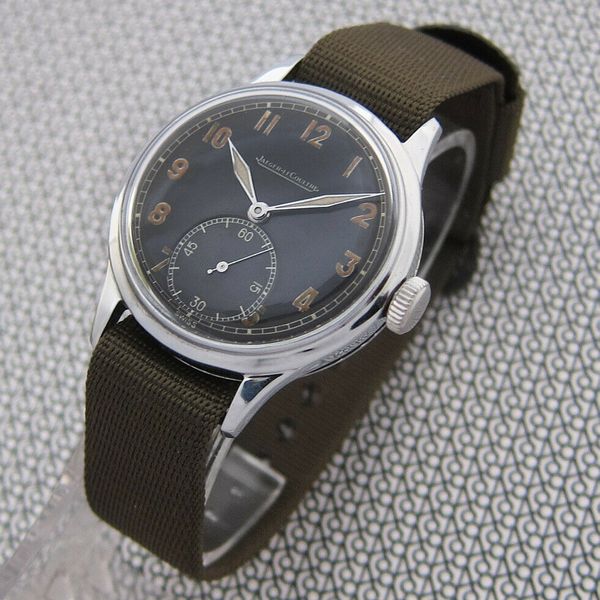 JAEGER LeCOULTRE WWII Military Watch cal.469/A German Wehrmacht Officer ...