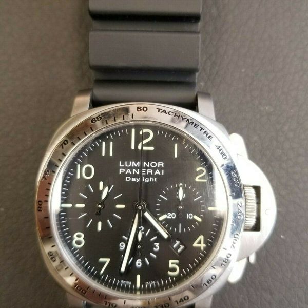 Panerai Luminor Daylight Chronograph Steel 44mm Automatic Watch ...