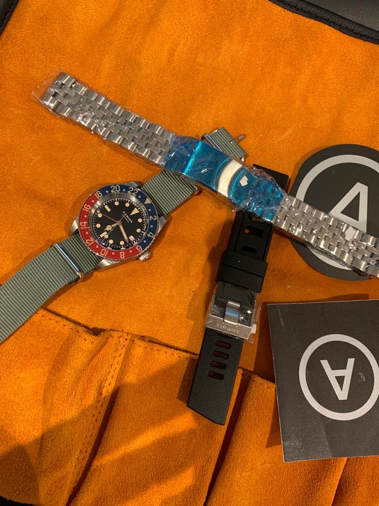 Armida A9 GMT - Rolex 6542 PEPSI GMT Bakelite homage | WatchCharts