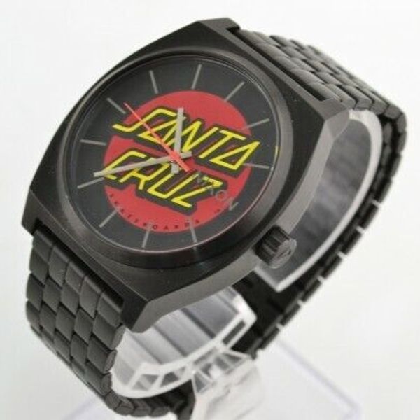 NIXON x SANTA CRUZ collaboration Watch THE TIME TELLER Model Skateboard ...