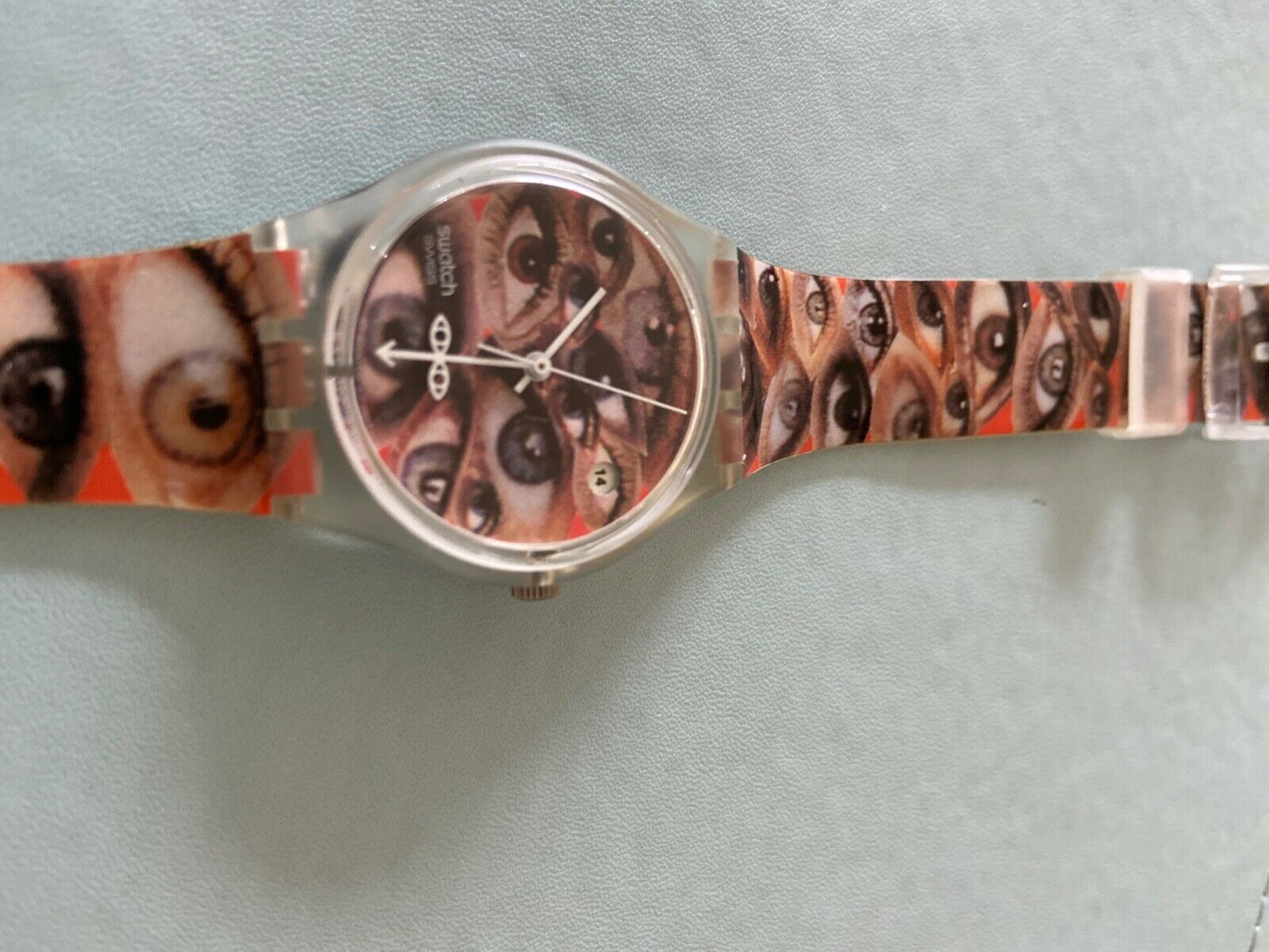 swatch GK411 watch - eye eye Aie | WatchCharts Marketplace