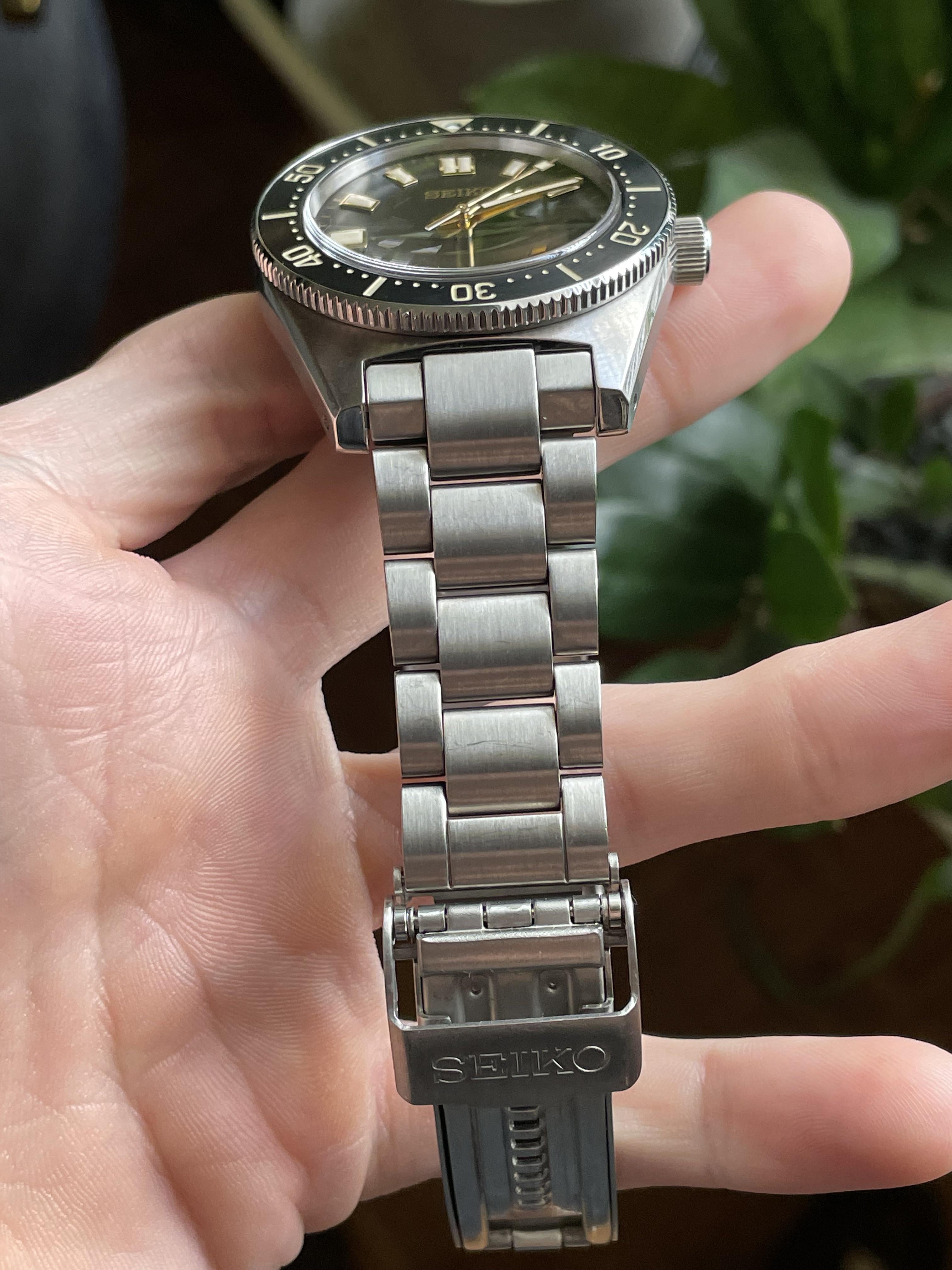 [WTS] Seiko SPB147 on Bracelet with MM300 clasp and extra strap. Full ...