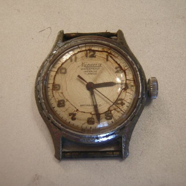 vintage MINERVA Swiss waterproof incabloc 17 jewels antimagnetic WATCH ...