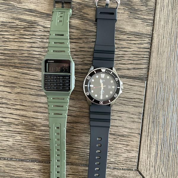 [WTS] Pair of Casio Watches, Marlin Duro and Databank Calculator ...
