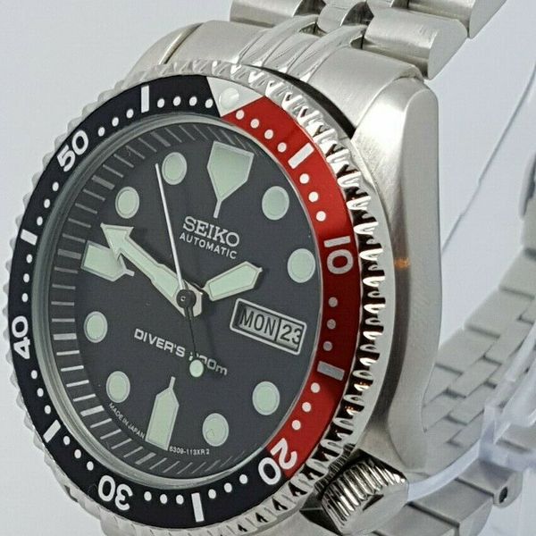 Vintage Seiko Divers 200m Black Dial 6309-7290 Automatic Watch ...