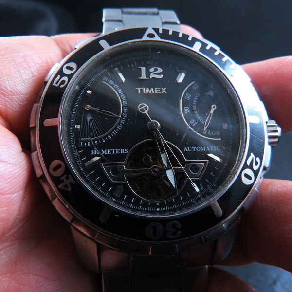 Timex Power Reserve Automatic Men Watch (Need Service & Repair ...