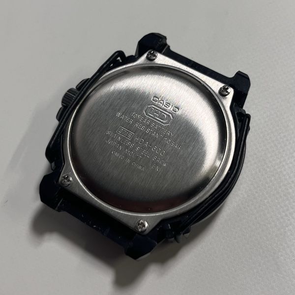 Casio Menâ s 40mm HDA-600 Heavy Duty Sports Watch Chronograph Stopwatch ...