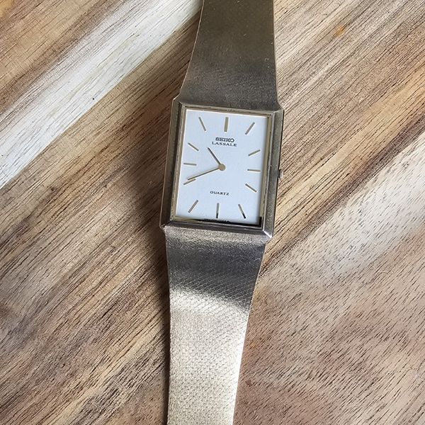 Vintage 80s Seiko Lassale Quartz Ultra Thin Gold Tone Men's Watch | WatchCharts Marketplace