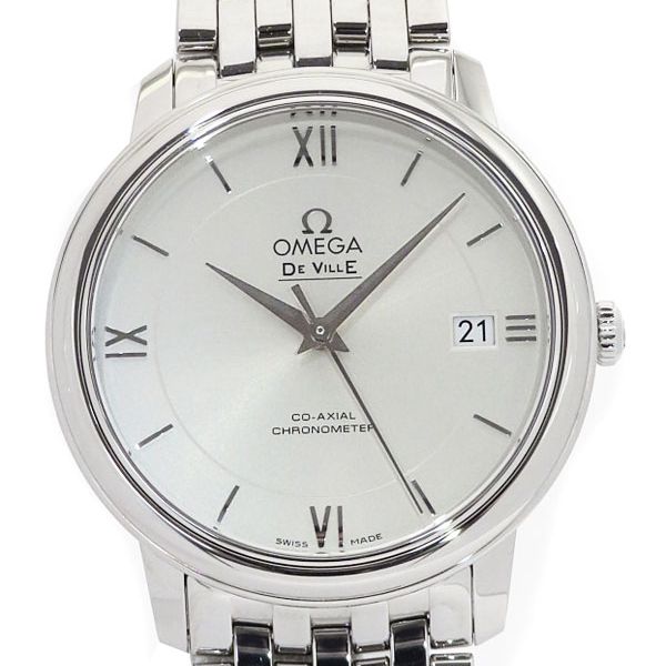 [OMEGA] Omega "Devil Prestige Co-Axial" 424.10.37.20.02.001 Men's self-winding 3-month warranty ...