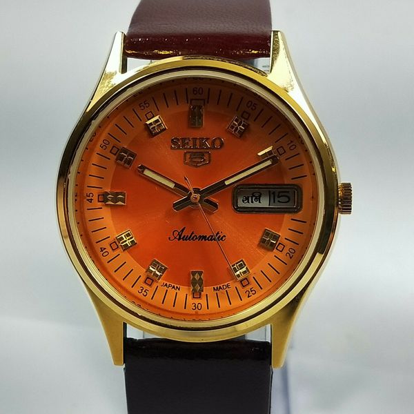 Vintage Seiko Automatic Movement Day Date Dial Mens Wrist Watch A97 ...