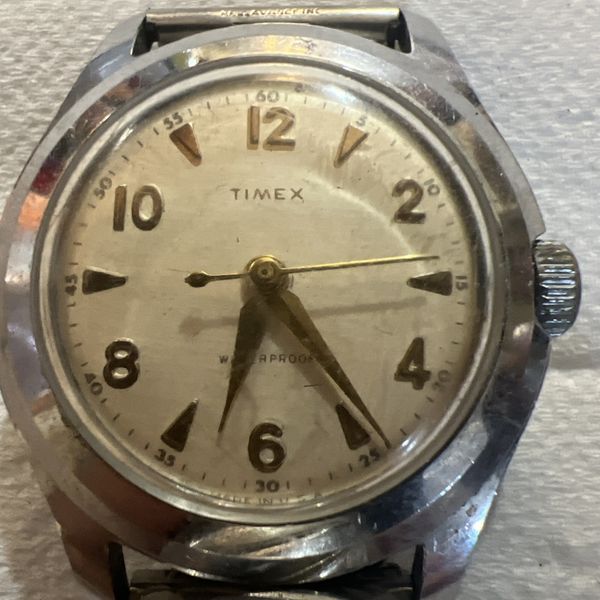 Rare Vintage 1956 - Timex Marlin Men's Hand Wind Wrist Watch US Time ...