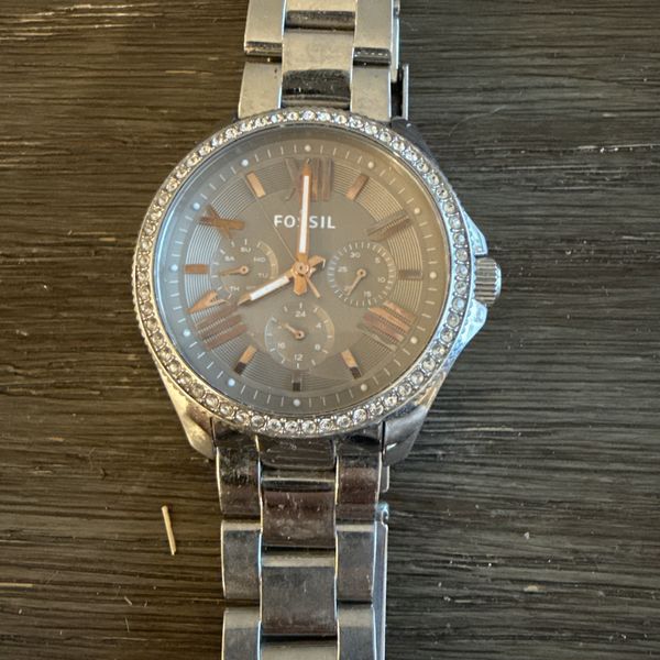 Fossil Stainless Steel Analog-quartz Men's Watch 7417200 | WatchCharts ...