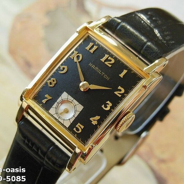1948 Vintage HAMILTON PERRY, Stunning Black Dial, Serviced with ...