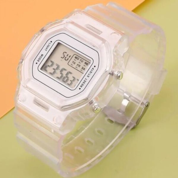 Limited Edition Clear Digital Watch Styled On Casio - Synoke Brand ...