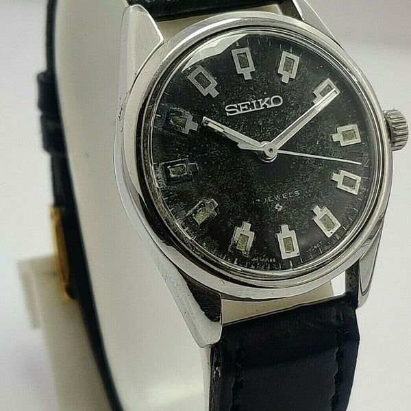 Vintage Rare Seiko Hand-Winding 17 Jewels Movement Japan Made Men's ...