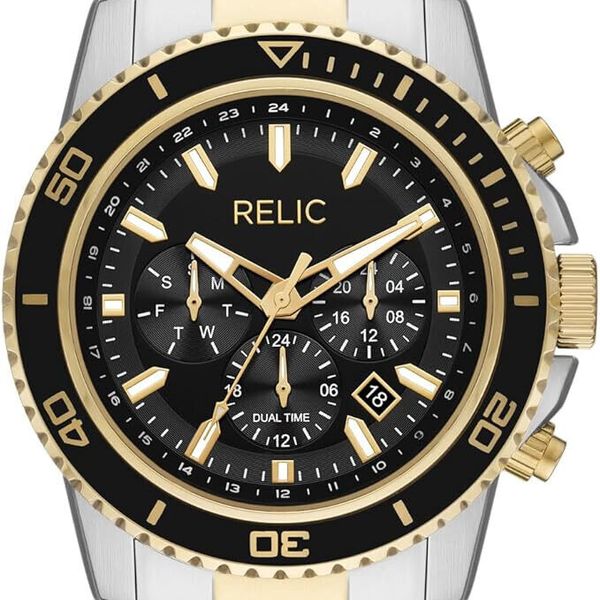 Relic by Fossil Men's JAVIS Quartz Watch with Stainless Steel Strap ...