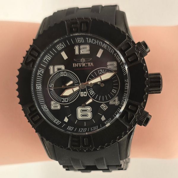 Invicta Model 22454 - Sea Spider Men - Quartz - Black Stainless Steel ...