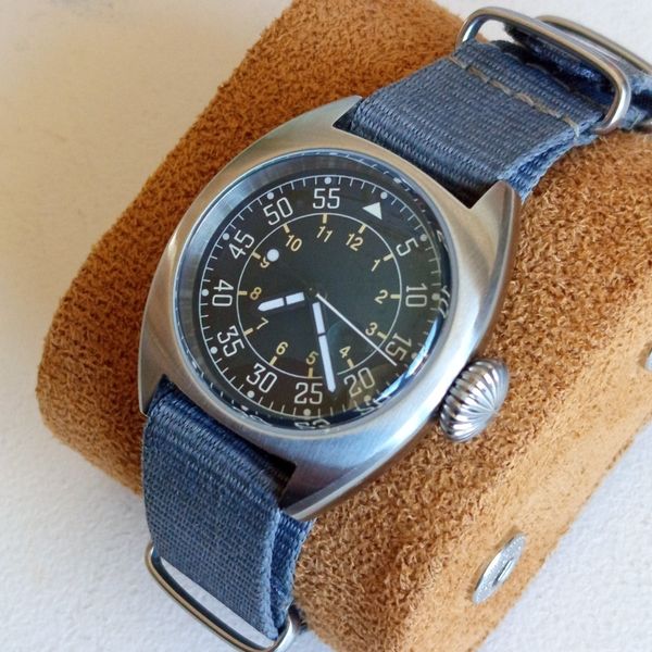 Seiko NH35 Military Style MOD Watch Sapphire Crystal Mens Automatic ...